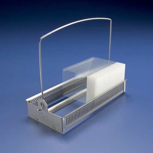 Brain Research Laboratories » Steel Staining Rack, 50 Slides